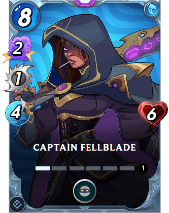 SplinterGuide - Captain Fellblade | Splinterlands Card Analysis